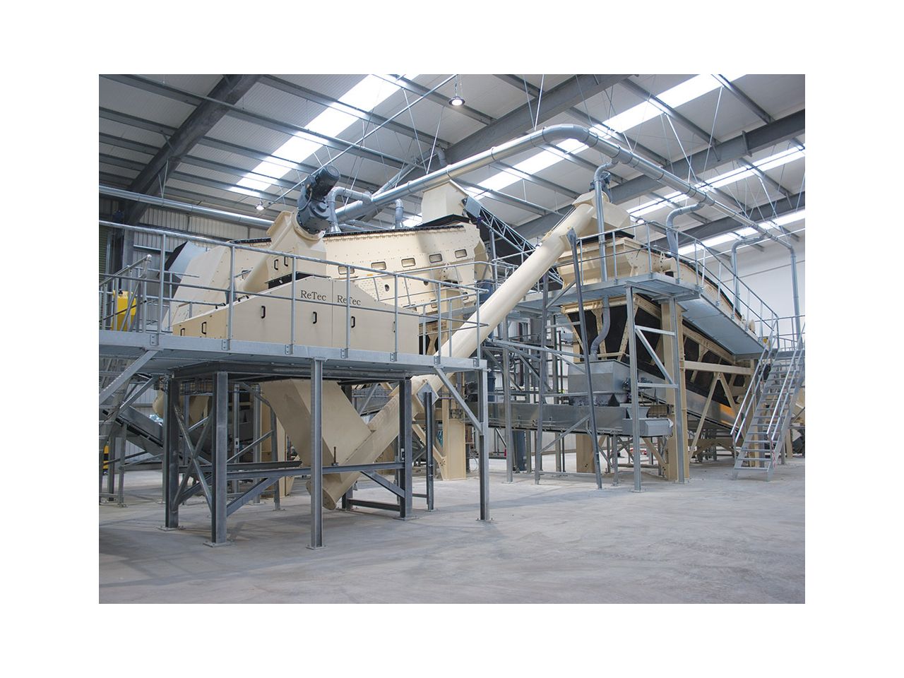 Gypsum recycling plants made by ReTec