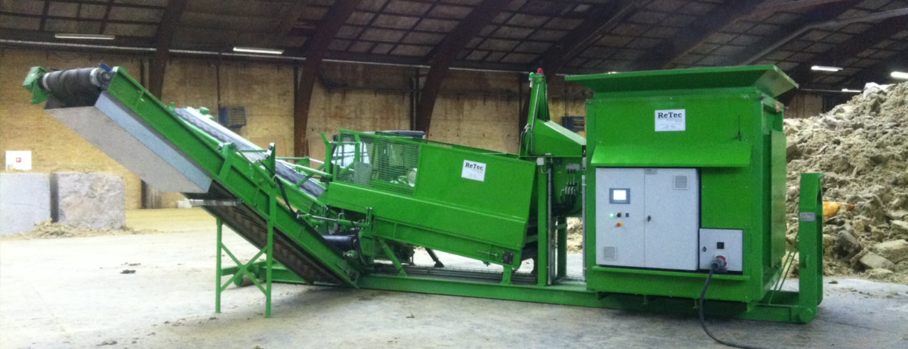 ReTec Mineral Wool Recycler - compress and reuse